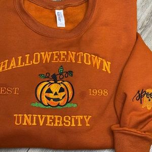 Sweaters | Halloweentown University Sweatshirt Embroidered On This ...